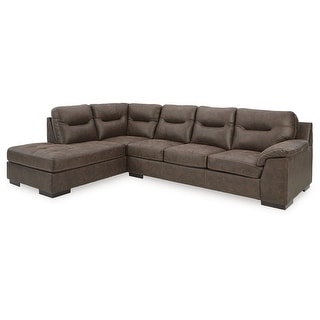 Signature Design by Ashley Maderla 2-Piece Sectional with Chaise - 124 ...