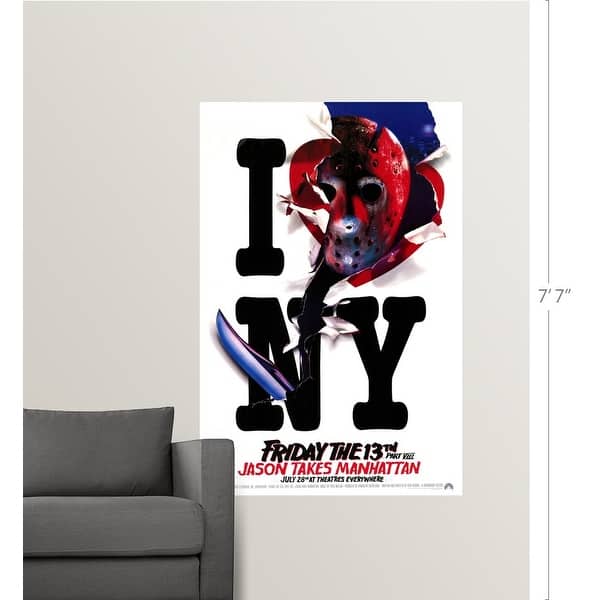 "Friday the 13th Part 8 Jason Takes Manhattan (1989)" Poster Print ...