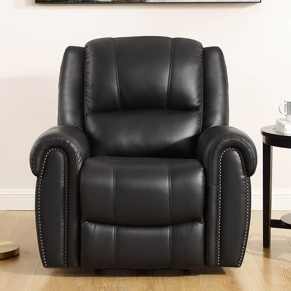 Hydeline Marco Zero Gravity Power Recline Top Grain Leather Recliner ...