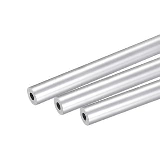 6061 Aluminum Round Tube 12mm OD 5mm Inner Dia 250mm Length Pipe Tubing ...