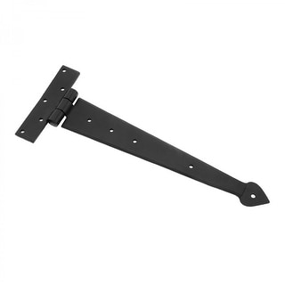 Black Iron T Strap Hinge 12" Arrow Tee Hinge Wooden Cabinet Door or ...