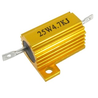 Rose Gold Tone Screw Tabs Mounted Wirewound Resistors 25W - Bed Bath ...