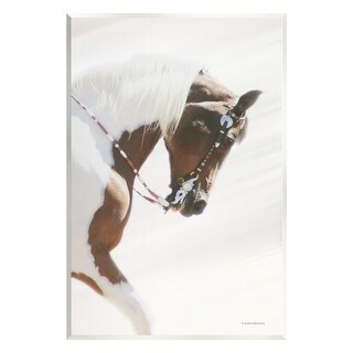 Stupell Galloping Horse with Halter Wall Plaque Art Design by Kari ...