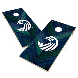 Salve Regina Seahawks Cornhole Board Set - Herringbone Design - Bed ...