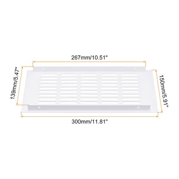 Air Vents Cover, 1Pcs 300 x 150mm - Aluminum Alloy Air Return Vent ...