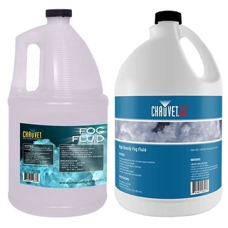 CHAUVET FJU Fog/Smoke Machine Juice Gallon + HDF High Density Fog Fluid ...