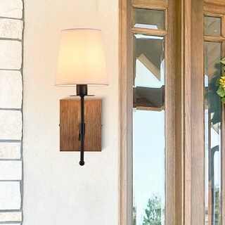 Chichoice Classic/Wood Finish Wall Sconce for Lounge, Foyer, Gallery ...