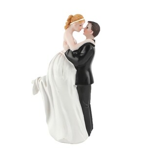 Fashion Cake Topper Dolls Bride And Groom Resin Figurines Ornament ...