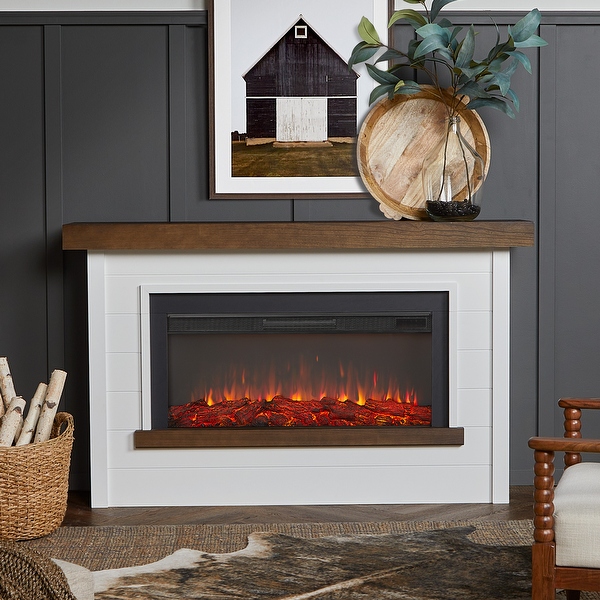75 in electric fireplace store
