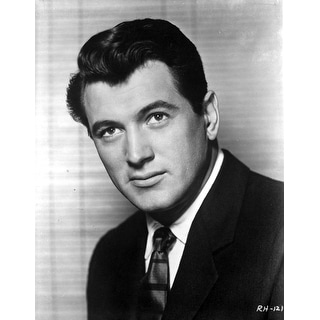 Rock Hudson Posed in Black Suit and Tie Photo Print - Bed Bath & Beyond ...
