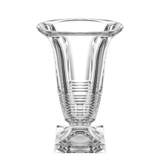 Majestic Gifts Inc. Crystal Vase- Square Base-12" Height - 12" Height ...