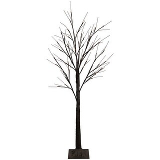 4' LED Lighted Brown Christmas Twig Tree - Warm White Lights - Bed Bath ...