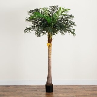 Coconut Palm Potted Artificial Tree - 7' - Bed Bath & Beyond - 42766913
