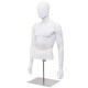 Plastic Half Body Head Turn Male Mannequin with Base - Bed Bath ...
