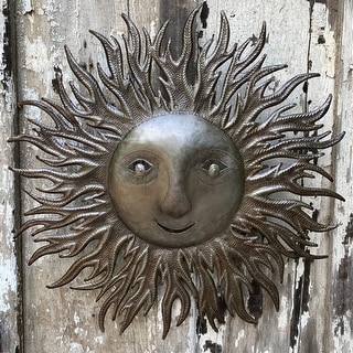 Windblown Sun Outdoor Wall Hanging Sun Handmade in Haiti - Bed Bath ...