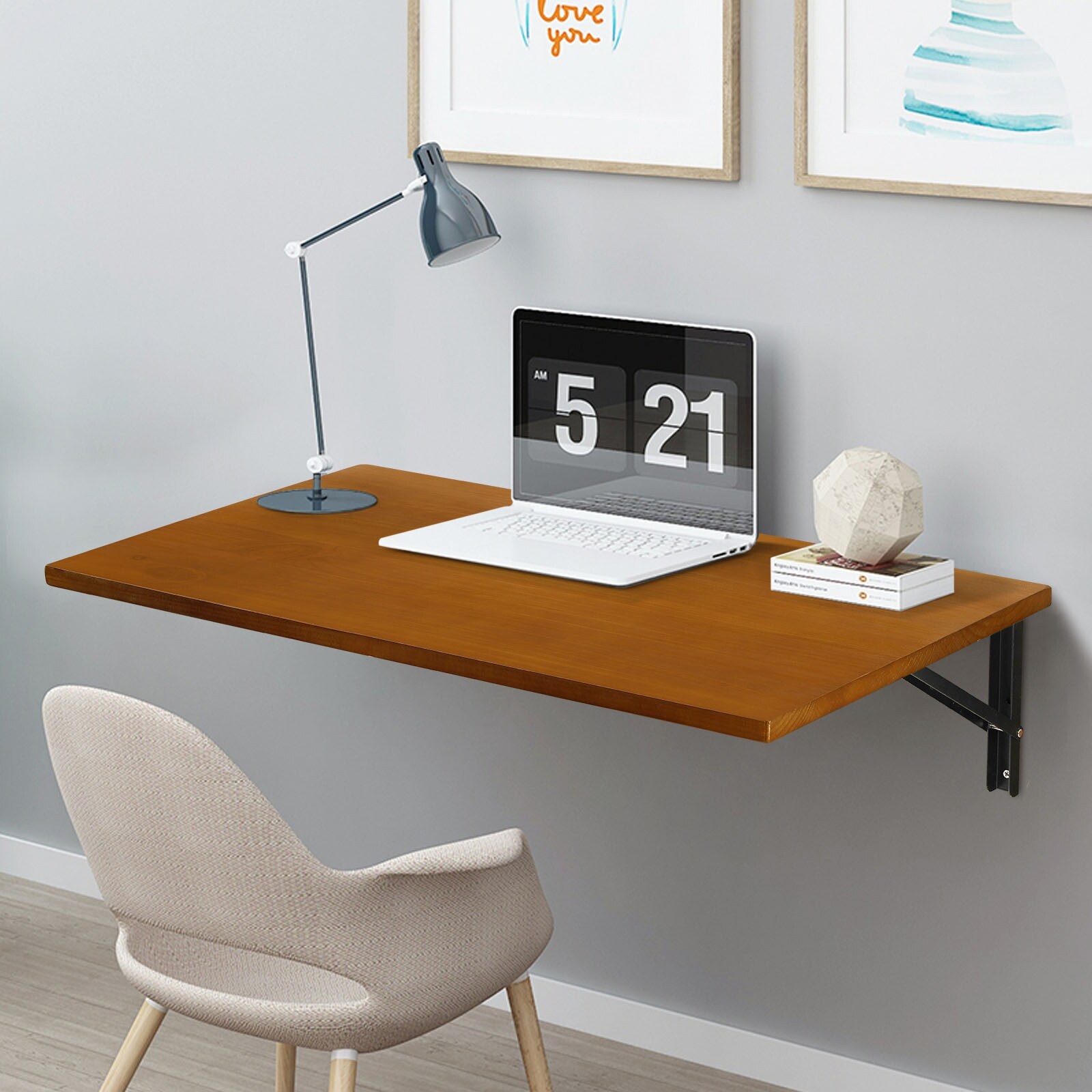 wall mounted computer desk