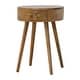 Artisan Furniture Solid Wood Nordic Circular Shaped Nightstand - Bed ...