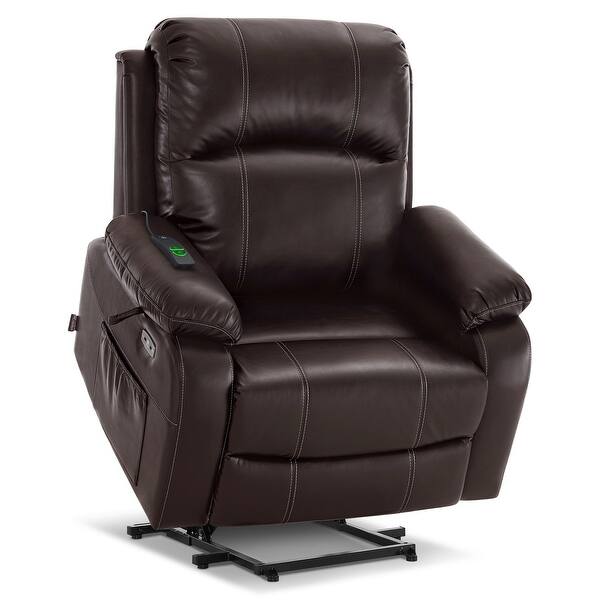 MCombo Small-Wide Power Lift Recliner Chair with Massage and Heat for ...