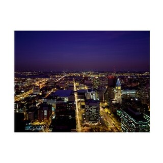Print Collection 'Aerial View Philadelphia Pennsylvania' Canvas Art ...