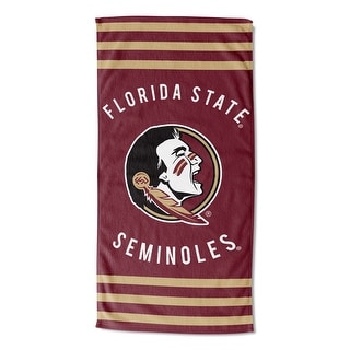 COL 720 Florida State Stripes Beach Towel - 30x60 - Bed Bath & Beyond ...