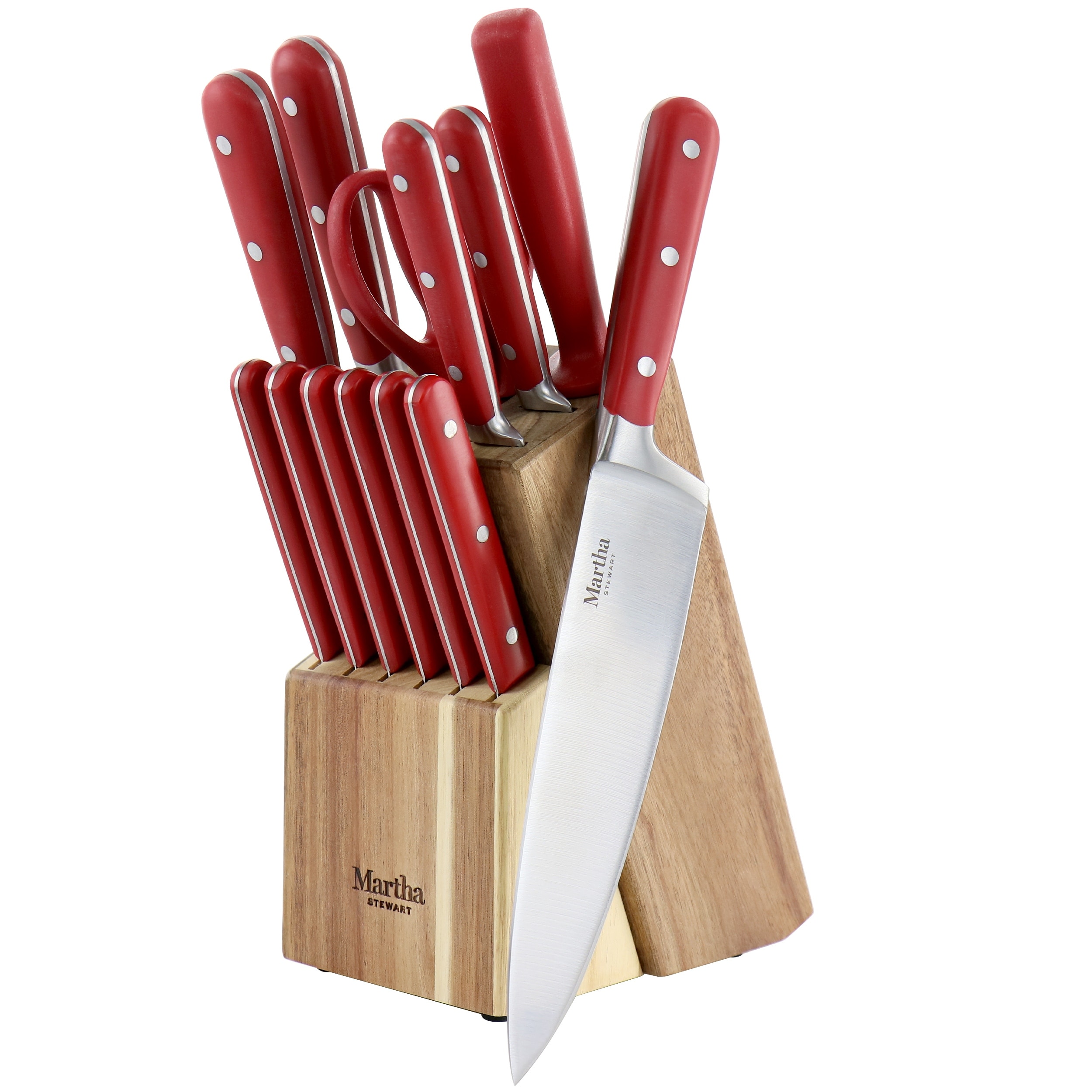 Deco Chef 12 Piece Stainless Steel Knife Set with Storage Block - Bed ...