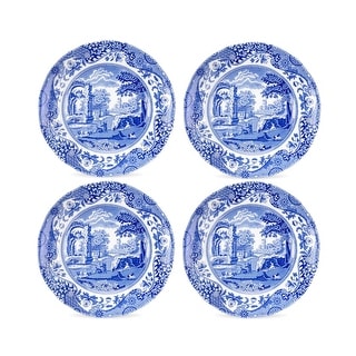 Spode Set of 4 Blue Italian Plates - Bed Bath & Beyond - 38394889