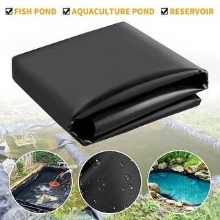 Pond Liner, 16.4x19.7ft Pond Skins, 20 Mil HDPE Small Pond Liner for ...
