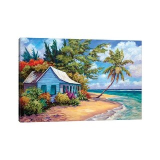iCanvas "Cottage At The Water's Edge" by John Clark Canvas Print - Bed ...