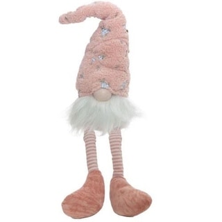 Pink Spring Floral Hat Dangle Leg Gnome - Bed Bath & Beyond - 33089928