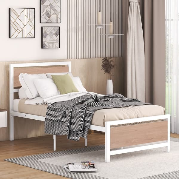 unique metal bed frames