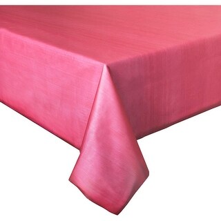 Burgundy Tablecloth, Plastic Table Cover (54 x 108 In, 6-Pack) - Bed ...