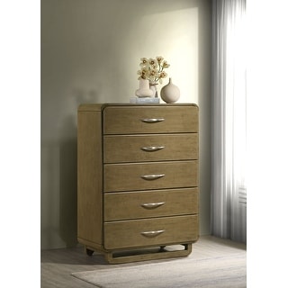 Tully Nutmeg 5-drawers Chest - Bed Bath & Beyond - 43695764