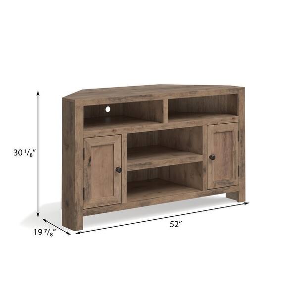 Bridgevine Home Joshua Creek 52 inch Corner TV Stand for TVs up to 55 ...