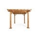 Doland Outdoor 12' x 10' Acacia Wood Pergola by Christopher Knight Home ...