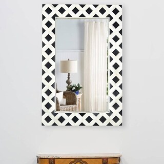 Expobazaar Mosaic Bone & Resin Inlay Rectangular Mirror Frame - Bed ...