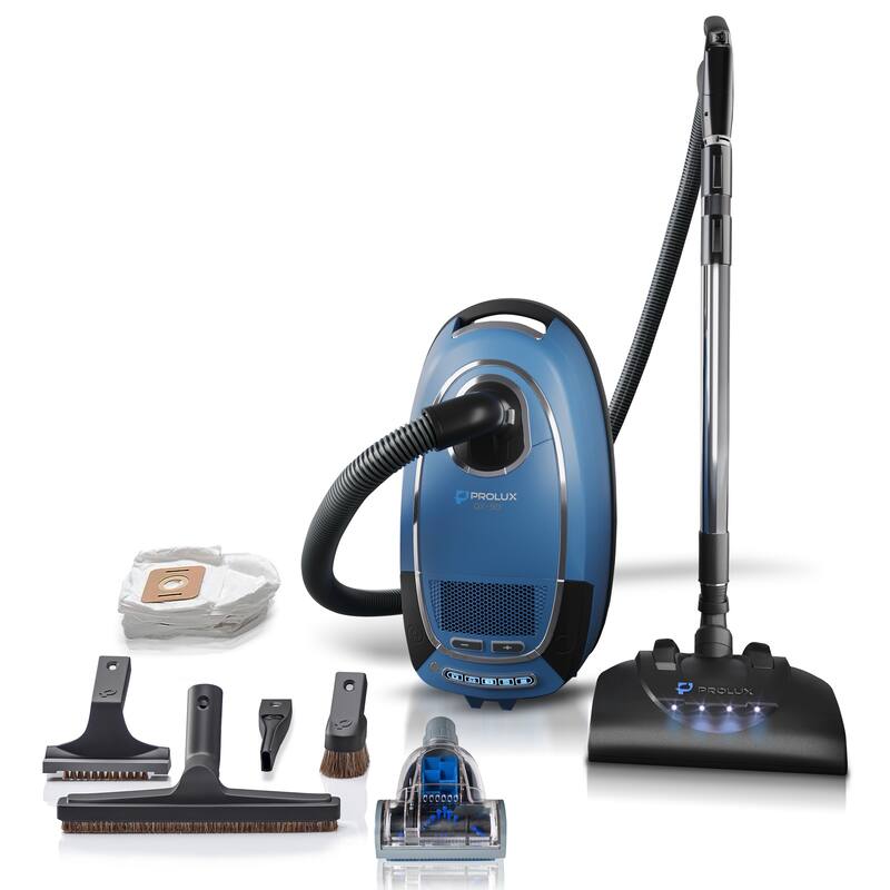 Prolux QX90 Bagged Canister Best Rated HEPA Vacuum with Powerhead for ...