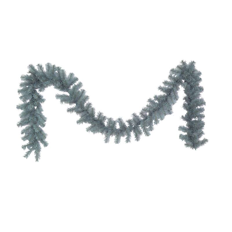 9 foot Blue Spruce Garland, 160 Tips, Set of 2 - Overstock - 34678142