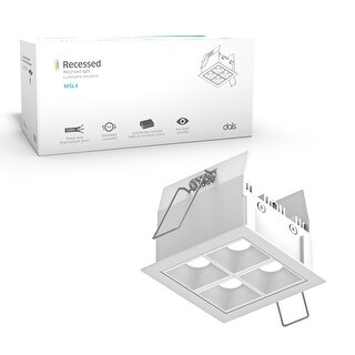 DALS Lighting 4 Light Micro spot LED Recessed Down Light - Bed Bath ...