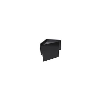 Tile Redi RLCORNER Redi Ledge 15-9/16" PVC Corner Shelf - Black - Bed ...