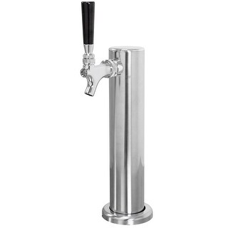 TapRite D4740SS Single Faucet Kegerator Beer Tower 2.5" Column - Chrome ...