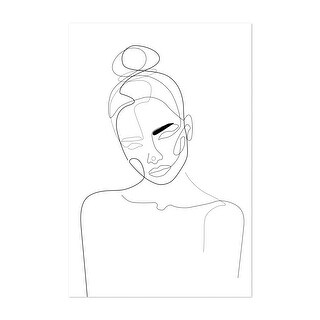Lined Look Line Drawings Dorm Art Fashion Feminine Art Print/Poster ...