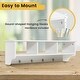 Wall Mount Cubby Organizer Hooks Entryway Storage Shelf - Bed Bath ...