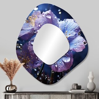 Violets Are Integrated Into A Mixed - Violets Metal Art Decor ...