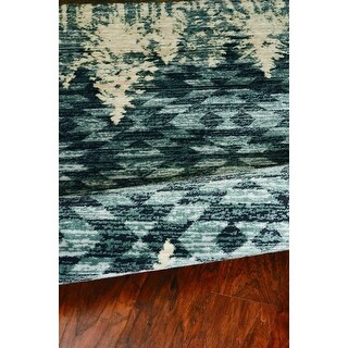 Daily Boutik 63" X 91" Slate Blue Polypropylene Rug - 63"x91" - Bed ...