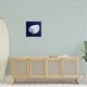 Stupell Cyanotype Shells Coastal Illustration Stretched Canvas Wall Art ...