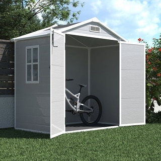 Resin Weather Resistant Outdoor Storage Shed - Bed Bath & Beyond - 41281980