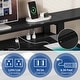 Moasis L Shaped Gaming Desk LED 65 Inch Computer Corner Desk with ...