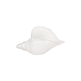 Clear/White Glass Shell Figurine - Bed Bath & Beyond - 40349050