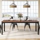 Dining Table for 6-8 Person, 78 inch Long Rectangular Kitchen Dining ...