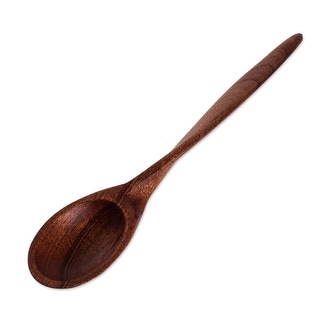 Novica Handmade Familiar Flavors Wood Serving Spoon - Bed Bath & Beyond ...